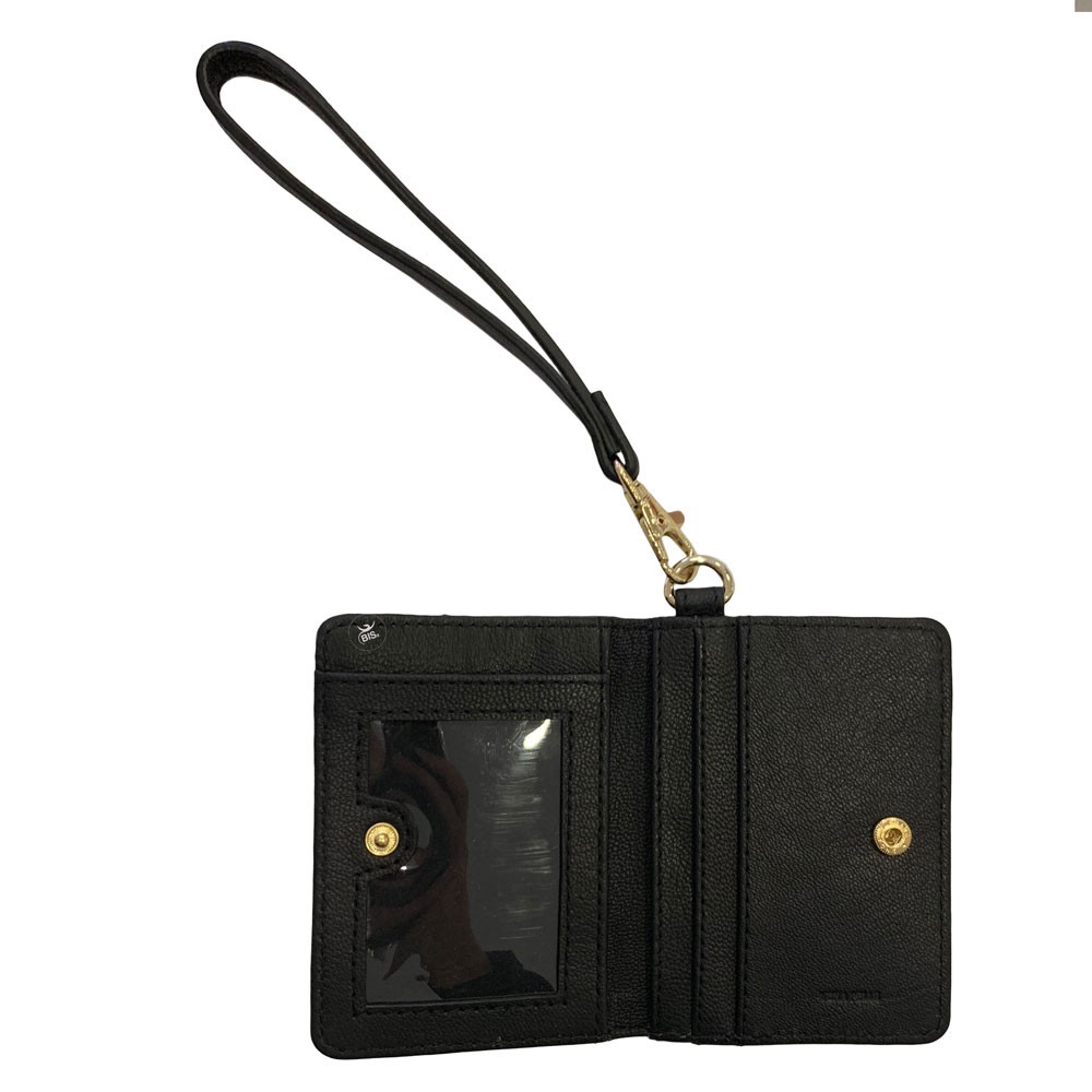 Porta card in vera pelle "L'amore ti porta a casa"