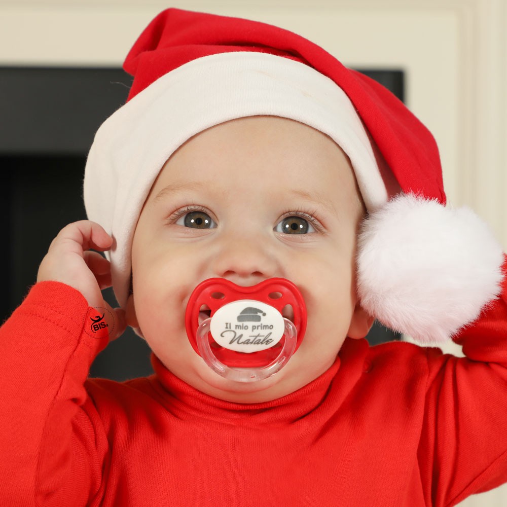 Themed Dummy "My first Christmas" + Santa's hat