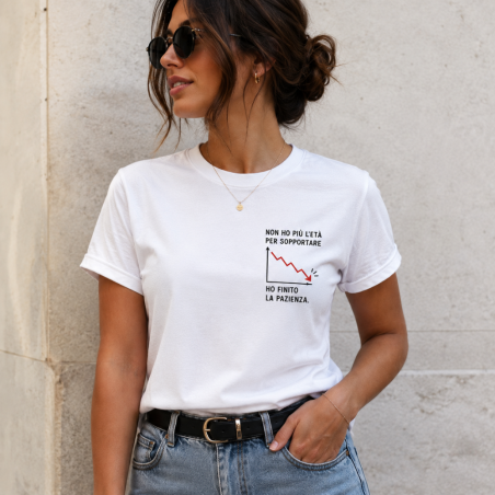 T-shirt donna Non ho più l’età per sopportare